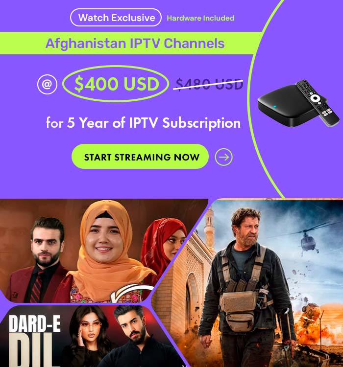 Celebrate Afghan Culture with IPTV Afghanistan Channels in USA.